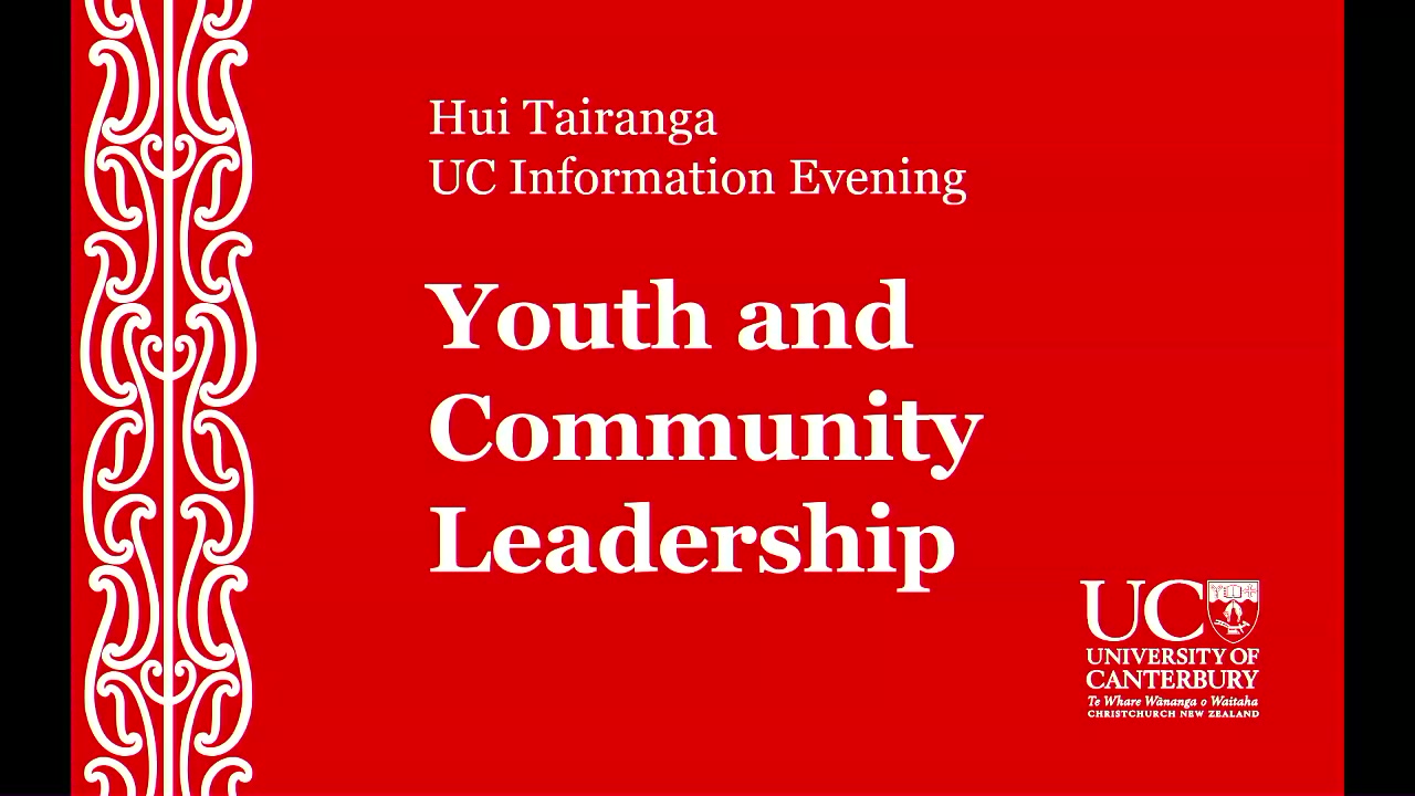 EVENTS - Youth Community Leadership
