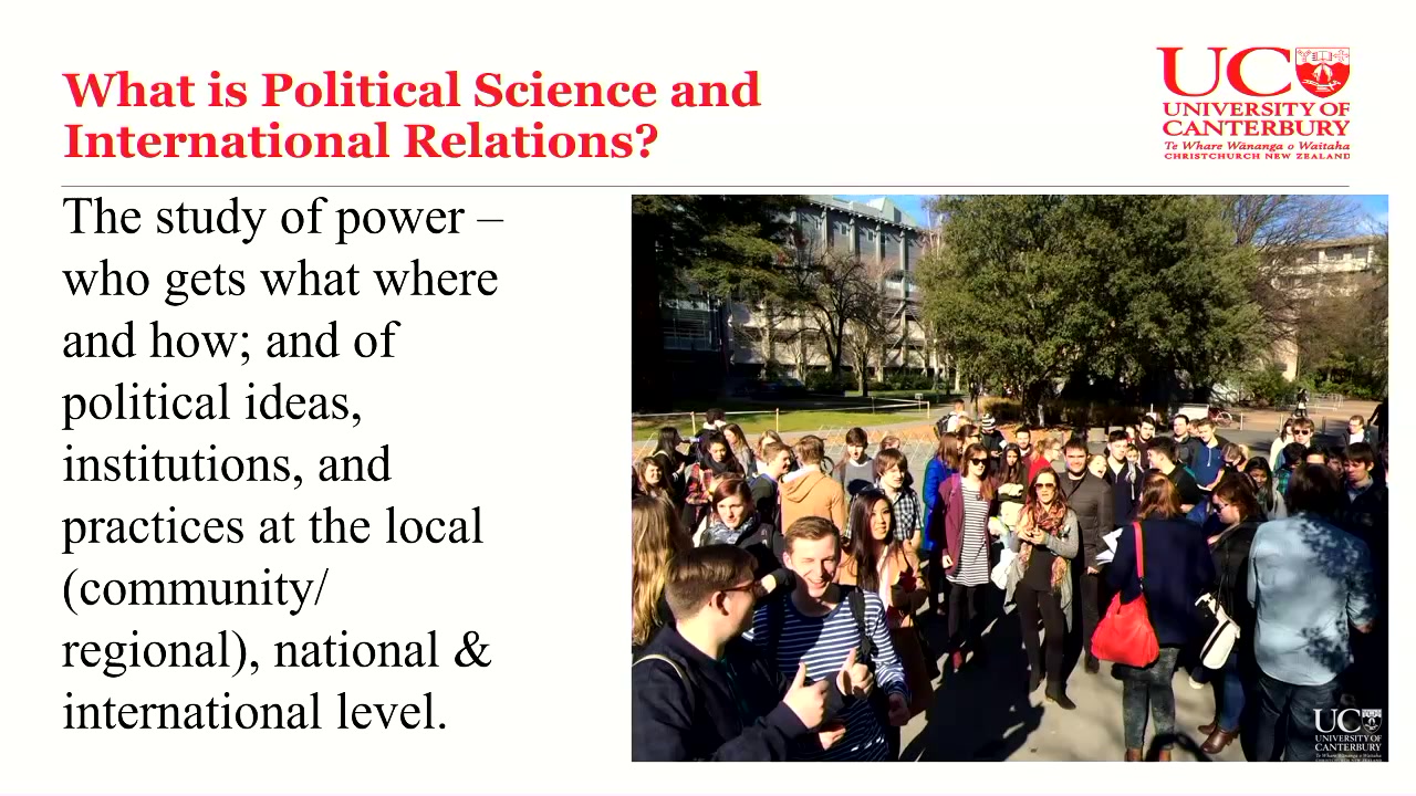A Taste Of Political Science And International Relations