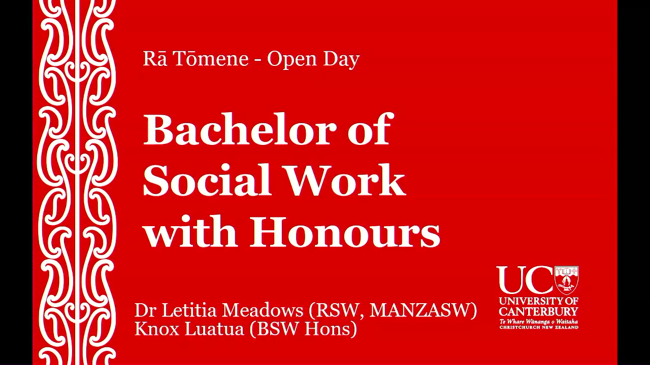 Open Day - Bachelor Of Social Work