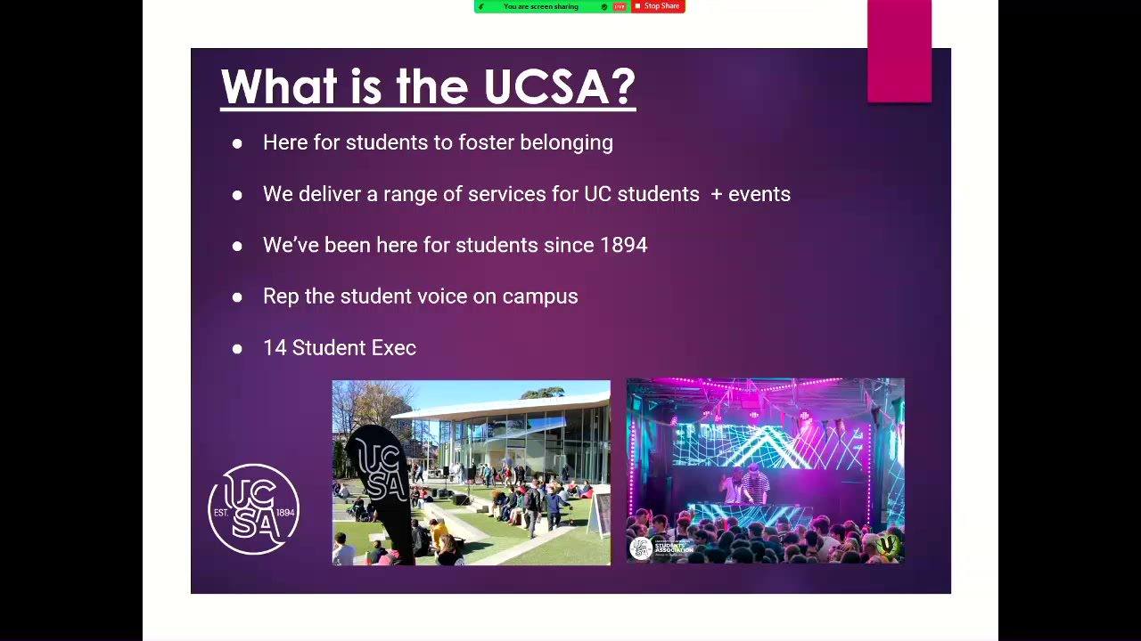 UCSA Life Outside Of Lectures